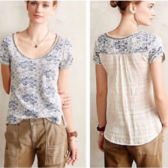 Anthropologie | Tops | Akemi Kin Tipperary Floral Top | Poshmark